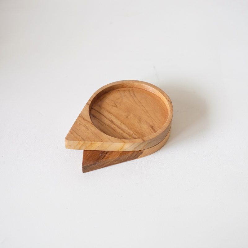 Coaster Kayu Jati Oval | Alat Makan | Peralatan Makan | Coaster - Dekayu