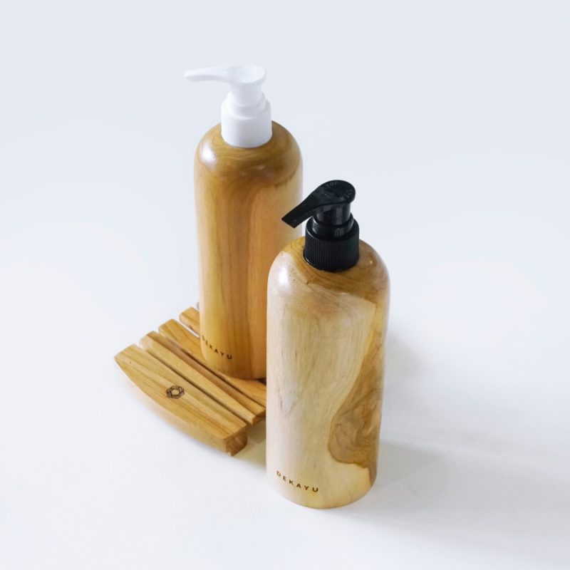 Wooden Pump | Alat Mandi | Peralatan Mandi - Dekayu