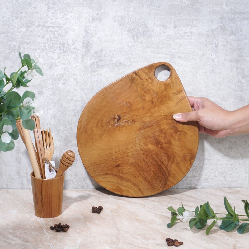 Talenan Kayu Jati Sunda | Talenan | Talenan Kayu | Alat Dapur - Dekayu