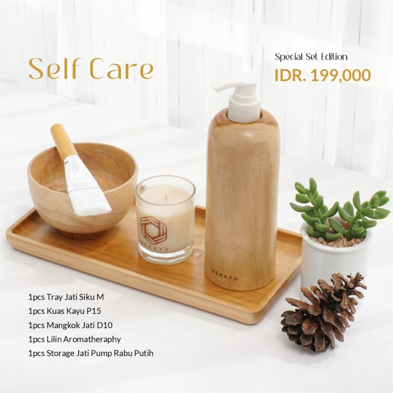 Self Care Set | Alat Mandi Set | Special Edition - Dekayu